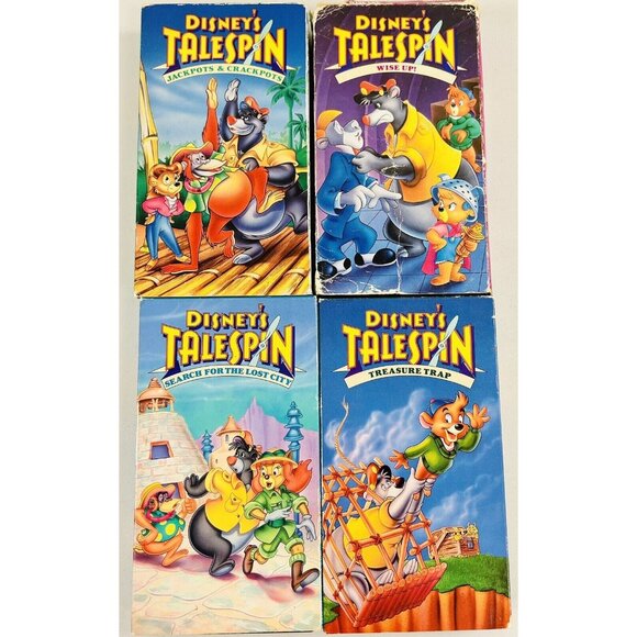 Media | 4 Disneys Talespin Vhs Episodes 3 5 7 8 Childrens Animated ...